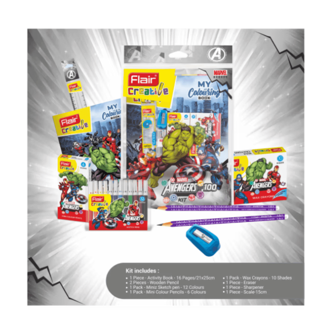 New Avengers Stationary Kit Monty Maestro