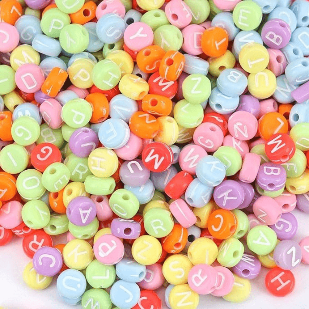 Alphabet Letter Beads ( Random Colors - Single Pack ) - Monty Maestro